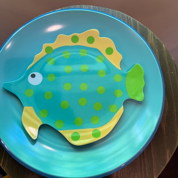 unbranded | Dining | Colorful Puffer Fish Serving Plate And Snack ...